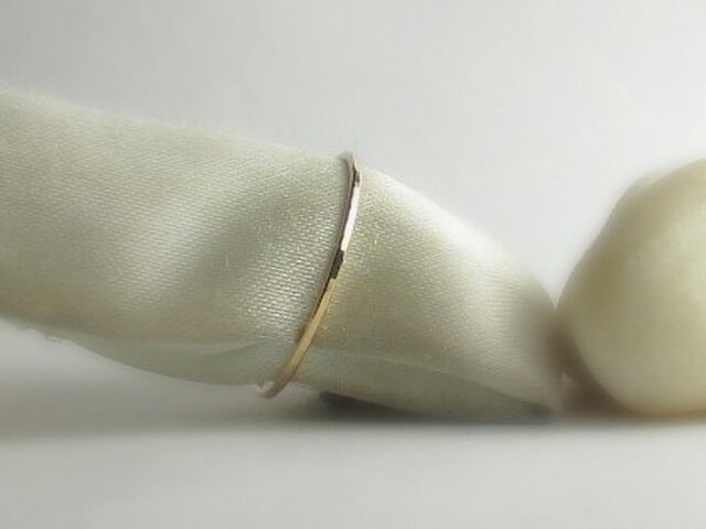 gold K18 Ring 0022 | iichi ハンドメイド・クラフト作品・手仕事品の通販