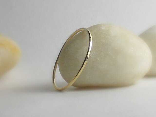 gold K18 Ring 0022 | iichi ハンドメイド・クラフト作品・手仕事品の通販
