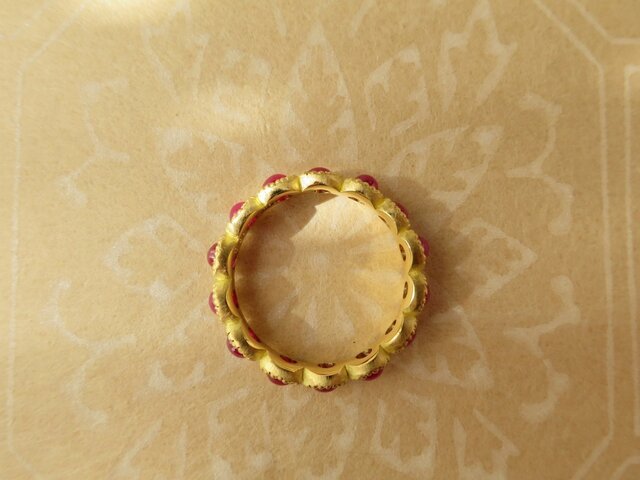K18 Ruby eternity Ring | iichi ハンドメイド・クラフト作品・手仕事品の通販
