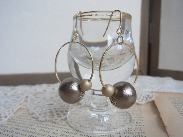 Yorisou ピアス（CB） | iichi ハンドメイド・クラフト作品・手仕事品の通販