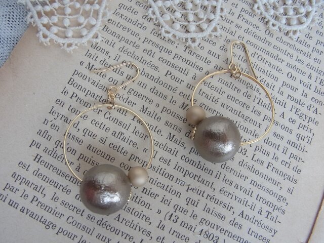 Yorisou ピアス（CB） | iichi ハンドメイド・クラフト作品・手仕事品の通販