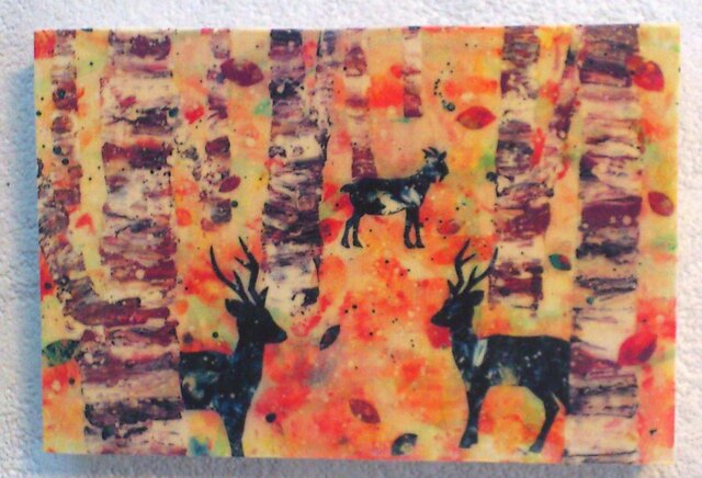 秋の森（転写） | SHOKO | ハンドメイド通販 iichi（いいち）