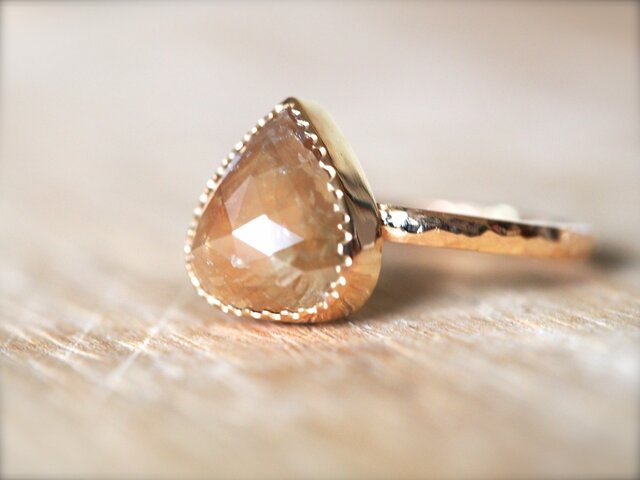Walnut Diamond Ring | iichi ハンドメイド・クラフト作品・手仕事品の通販