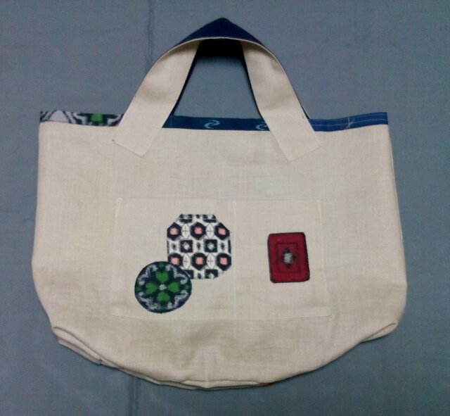 D様専用 一期一会の着物リメイク 手提げ袋 燕と銘仙 | iichi 日々の暮らしを心地よくするハンドメイドやアンティークのマーケットプレイス