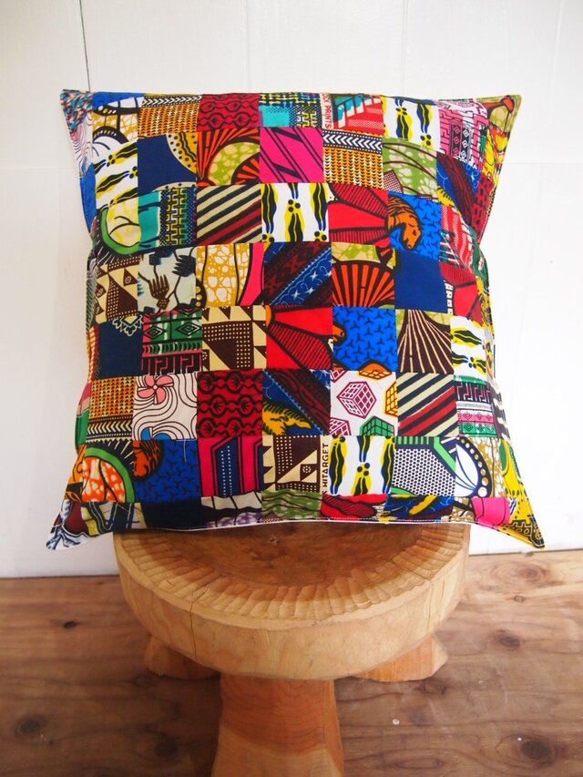 AFRICAN JAXAS CUSHION COVER 005 | ちかりーぬ | ハンドメイド通販 iichi（いいち）
