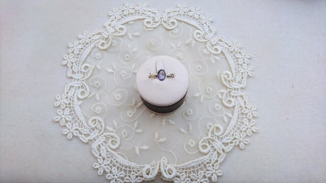 アイオライトリング ripple | iichi ハンドメイド・クラフト作品・手仕事品の通販