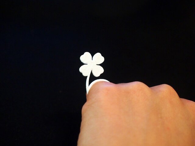 Four Leaf Clover ring | iichi ハンドメイド・クラフト作品・手仕事品の通販