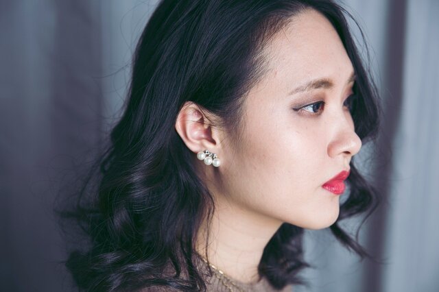 COR-DATE MissGrace,花輪ビアス | iichi ハンドメイド・クラフト作品・手仕事品の通販