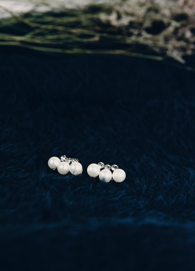 COR-DATE MissGrace,花輪ビアス | iichi ハンドメイド・クラフト作品・手仕事品の通販