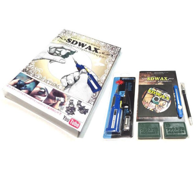 SOLID DESIGN 指輪や立体物のワックス原形製作に最適な素材 SDWAX SDWs‐009 携帯ワックスペンセット | iichi ハンドメイド・クラフト作品・手仕事品の通販