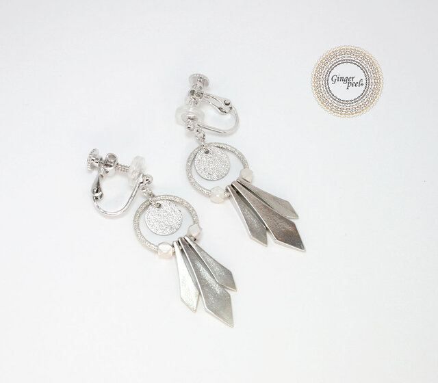 イヤリング[Stardust Sword/SILVER] | iichi ハンドメイド・クラフト作品・手仕事品の通販