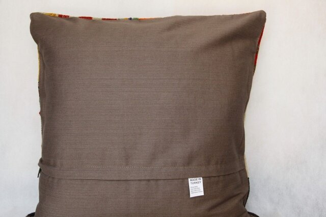 50cm ハンドメイドパッチワークキリムクッションカバー | iichi 日々の暮らしを心地よくするハンドメイドやアンティークのマーケットプレイス