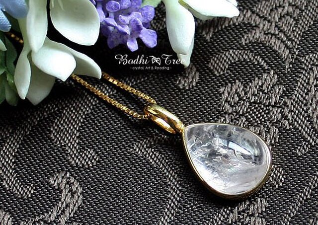 モルガナイト（ピンクアクアマリン）SVペンダント(K18GP) | iichi ハンドメイド・クラフト作品・手仕事品の通販